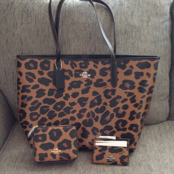 Coach | Bags | Authentic Coach Leopard Print Handbag Jewelry Box | Poshmark